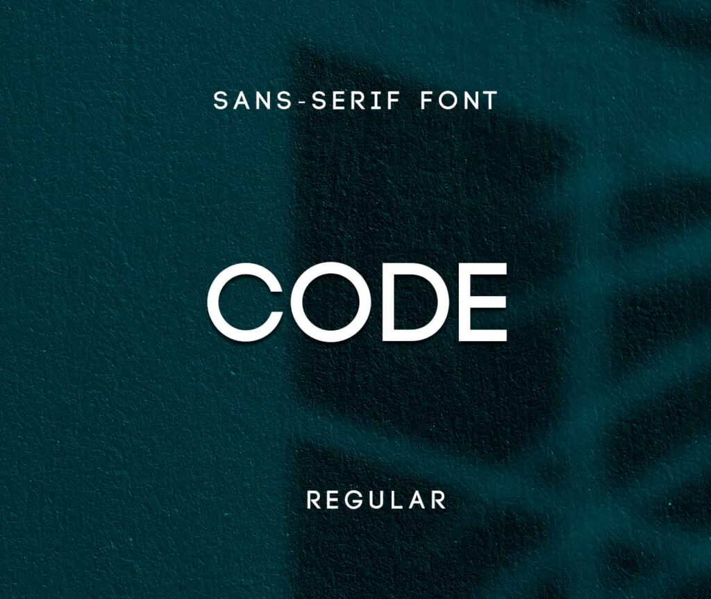 CODE Font - Graphic Guru