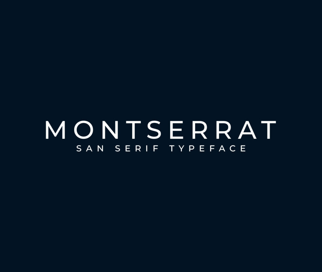 Montserrat Font Family - Graphic Guru