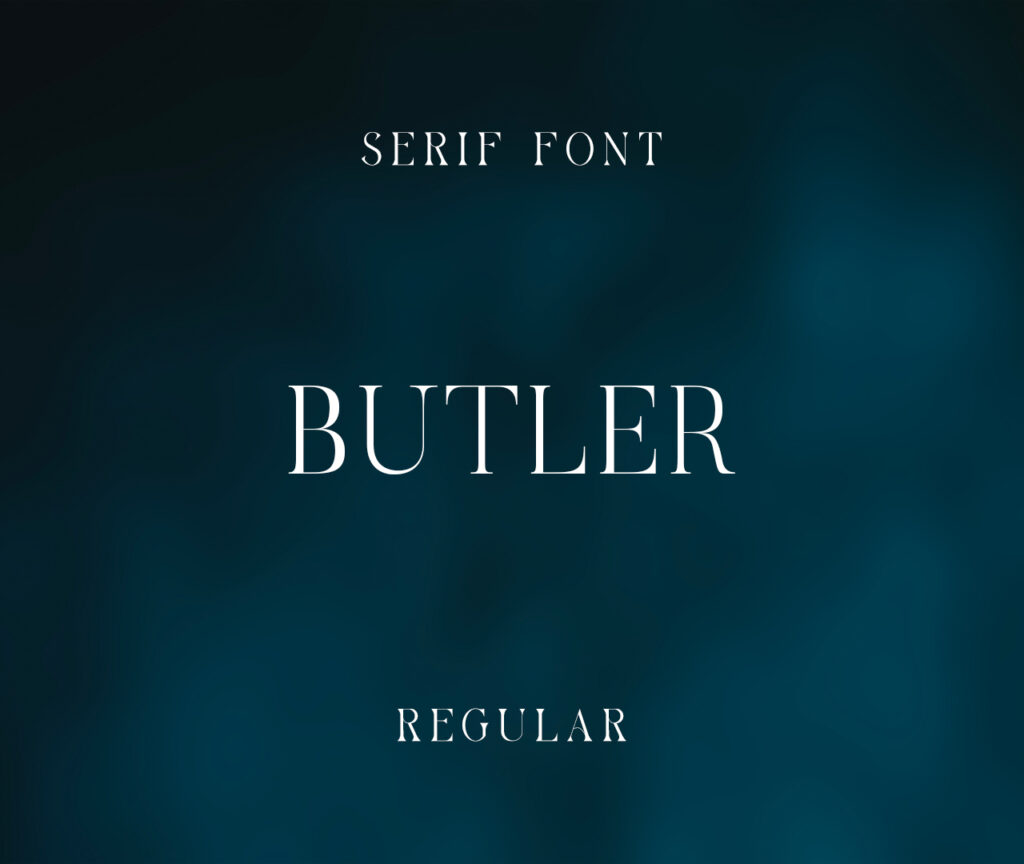 Butler Font - Graphic Guru