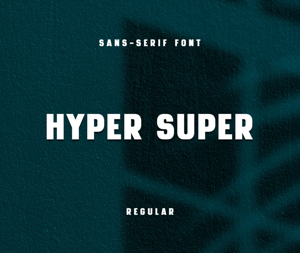 Hyper Super Font - Graphic Guru